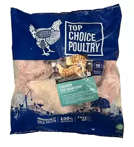 Top Choice Poultry Chicken Leg Quarters / Kanan koipireisi 2kg ...