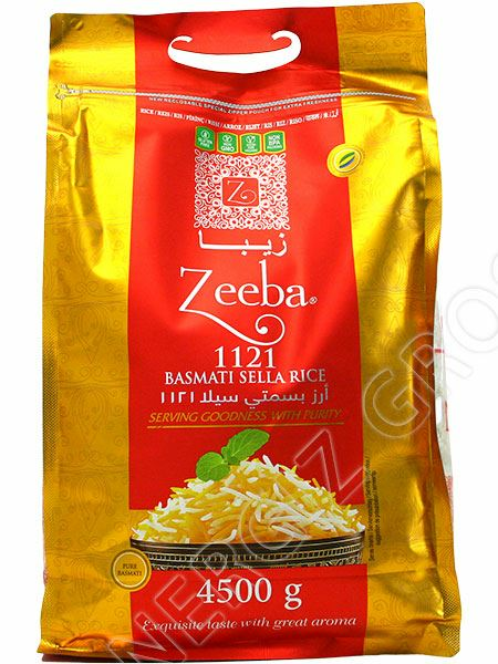 Zeeba Basmati Sella Rice 1121/ Basmatiriisi 4500g - Elatukku Verkkokauppa verkkokauppa