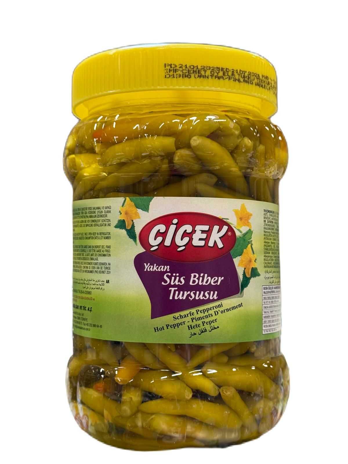 Cicek Yakan Sus Biber Tursusu / Chilipaprikat suolaliemessä 1500g PET ...