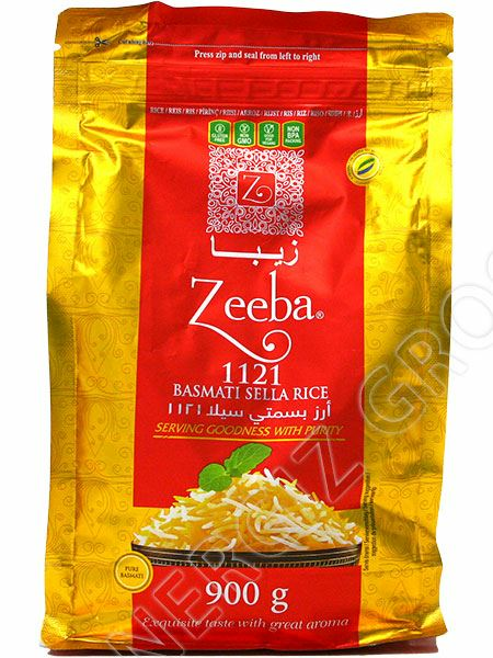 Zeeba Basmati Sella Rice 1121/ Basmatiriisi 900g - Elatukku Verkkokauppa verkkokauppa