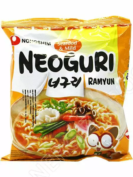 Nongshim Neoguri Seafood&Mild Pikanuudelit 120g - Elatukku Verkkokauppa ...